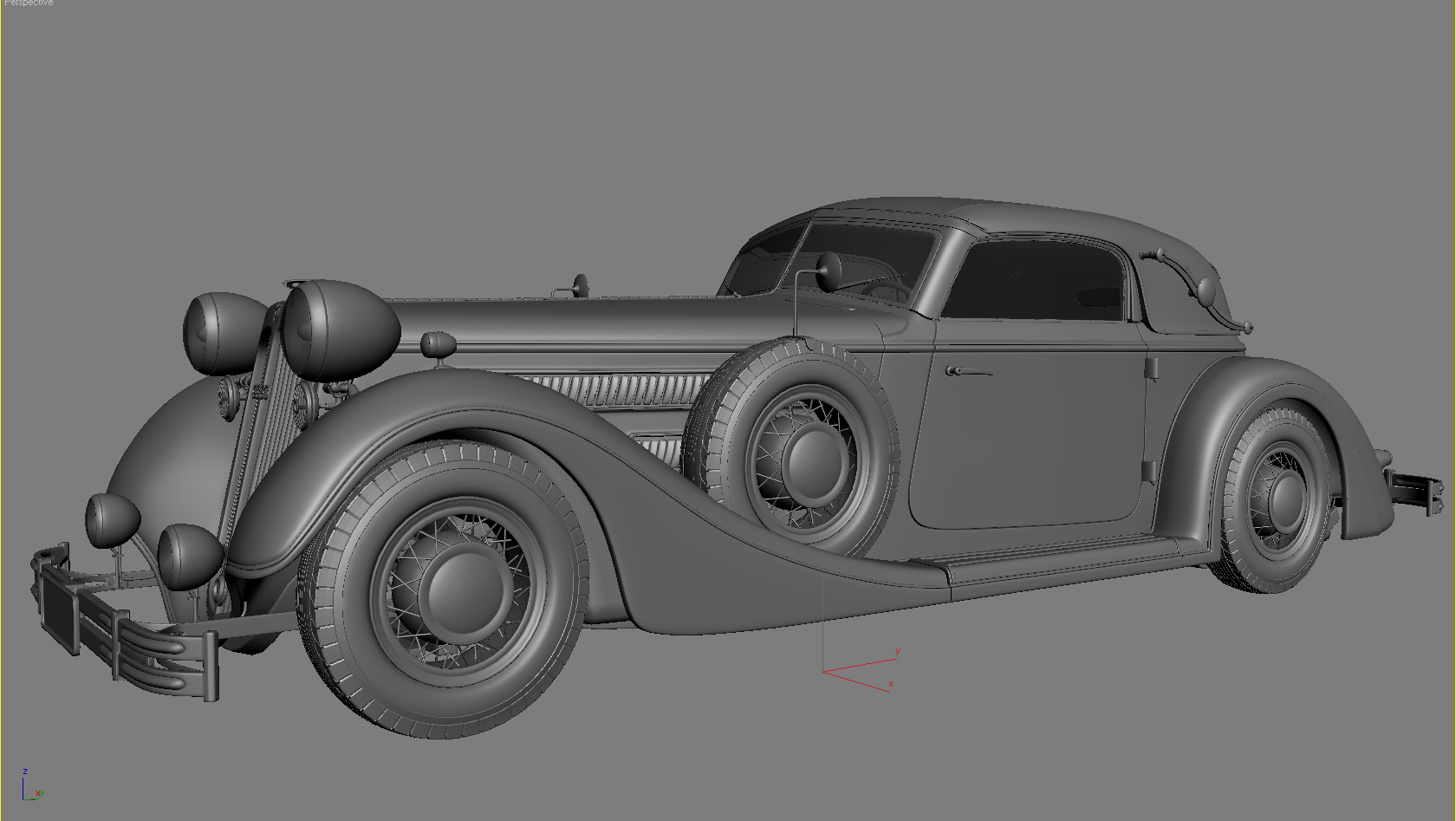 3d model horch 853