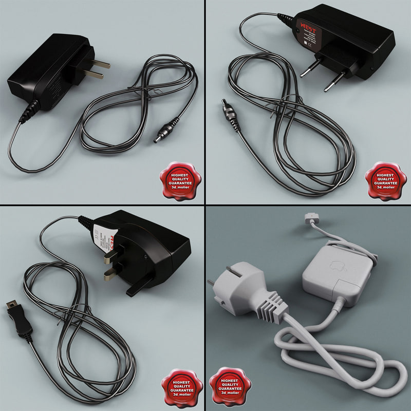 phone chargers v2 3d model