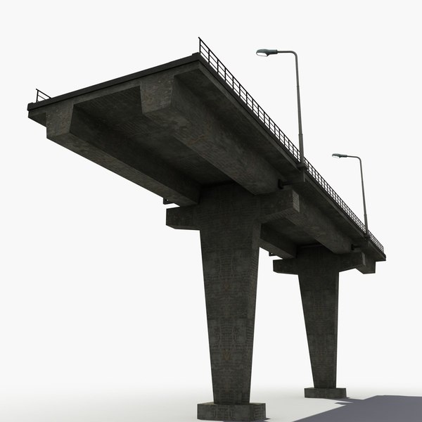 highway bridge 3d model