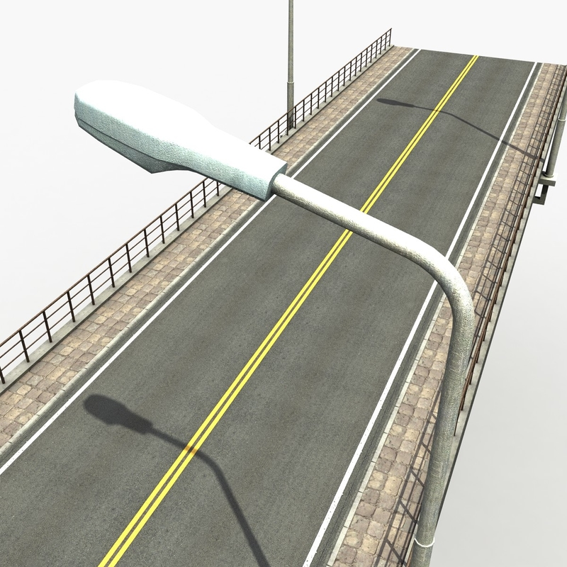 highway bridge 3d model