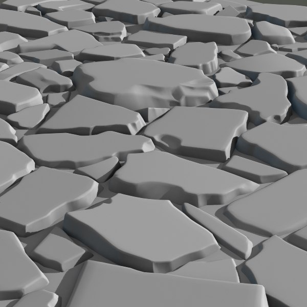paving stones 08 3d max