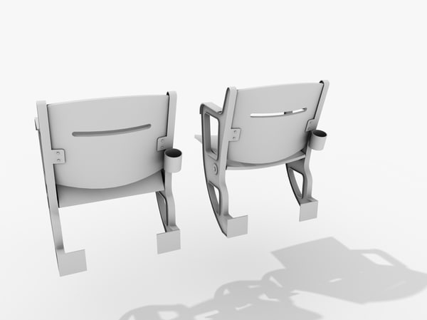 stadium seating chair 3d 3ds