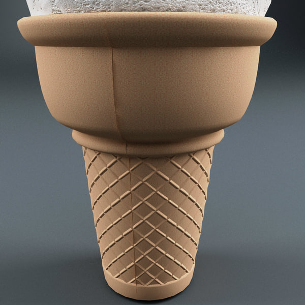 3d model ice cream v1