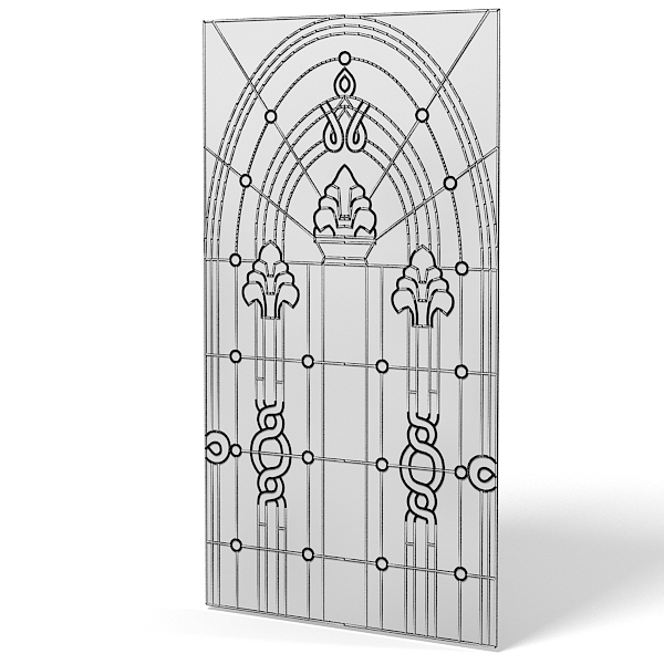 stained glass classic 3d model