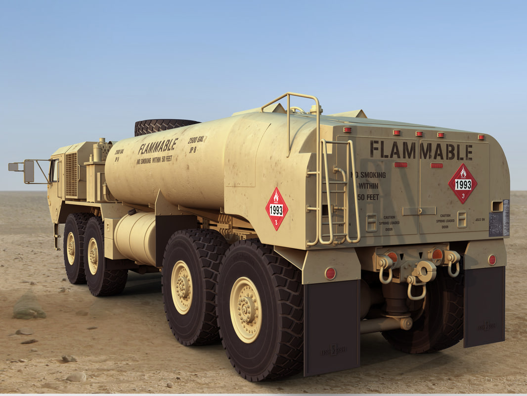 modelo 3d Hemtt a4 m978 cisterna de combustible - TurboSquid 617177