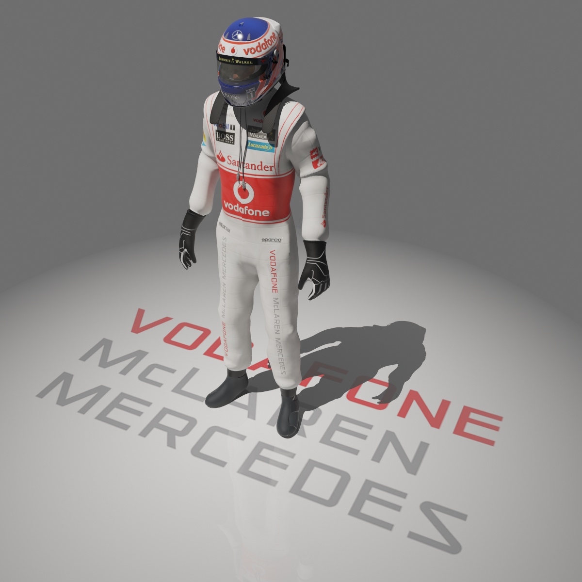 3d model formula jenson button