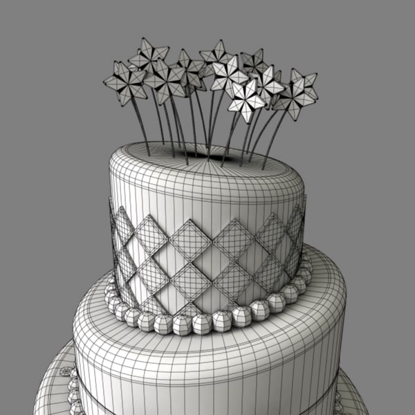 3ds stylized cake