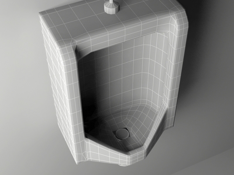 3d model urinal