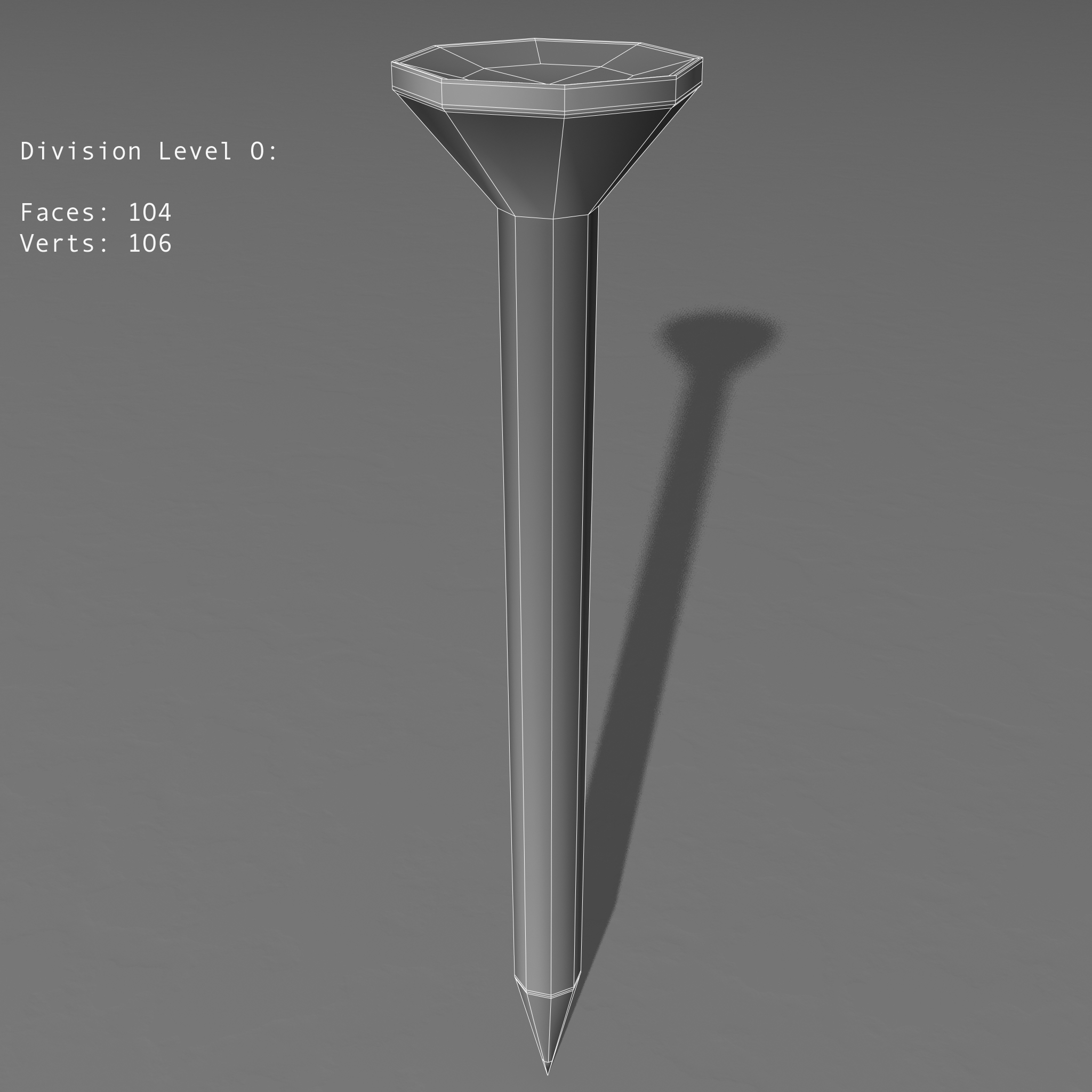 golf ball tee 3d model