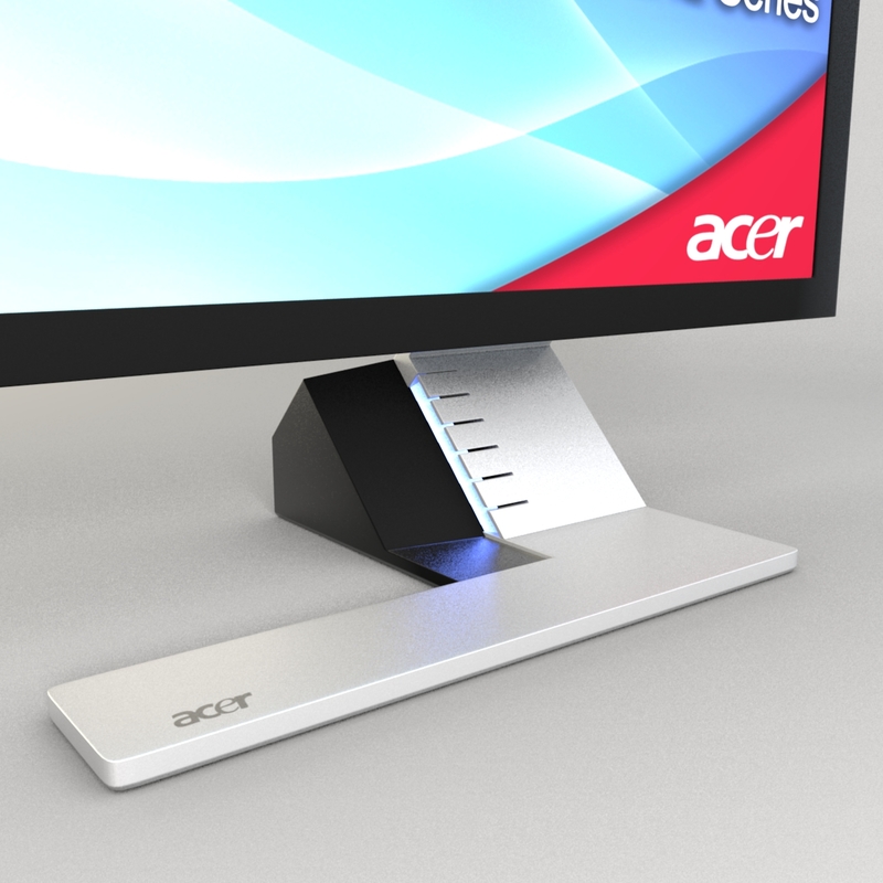 3d model s273hl acer monitor