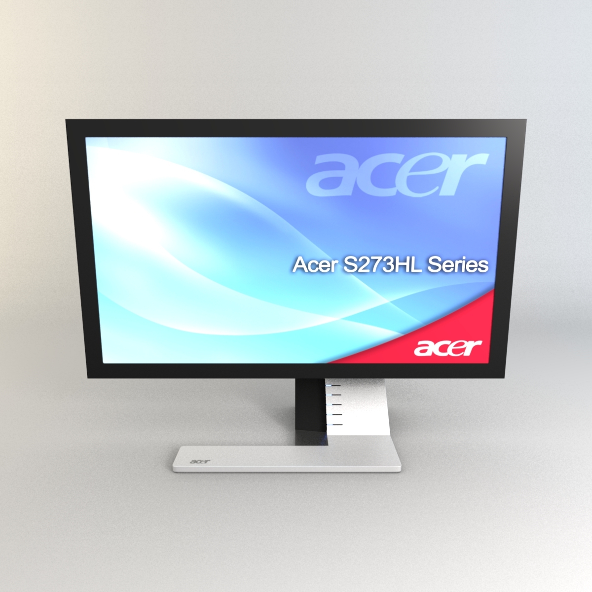 3d model s273hl acer monitor