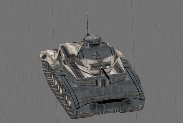 3d model tank treads