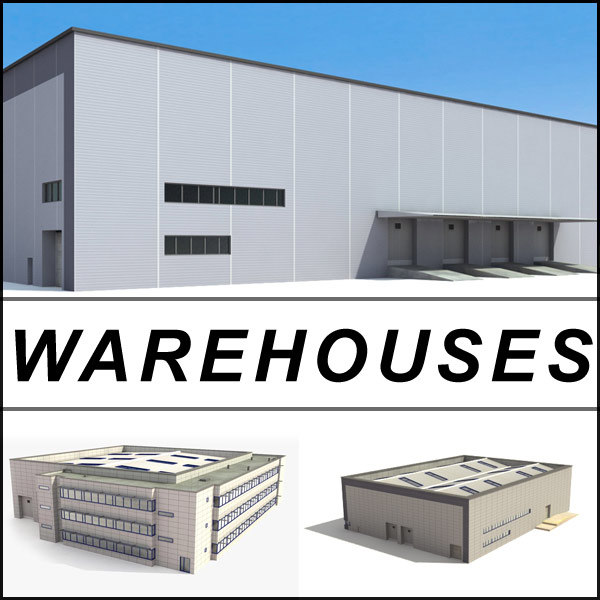 3d model warehouses buildings collections