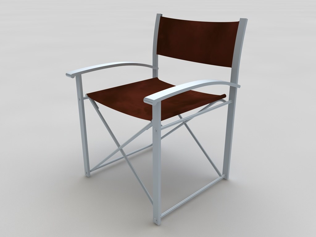folding chair 3d model