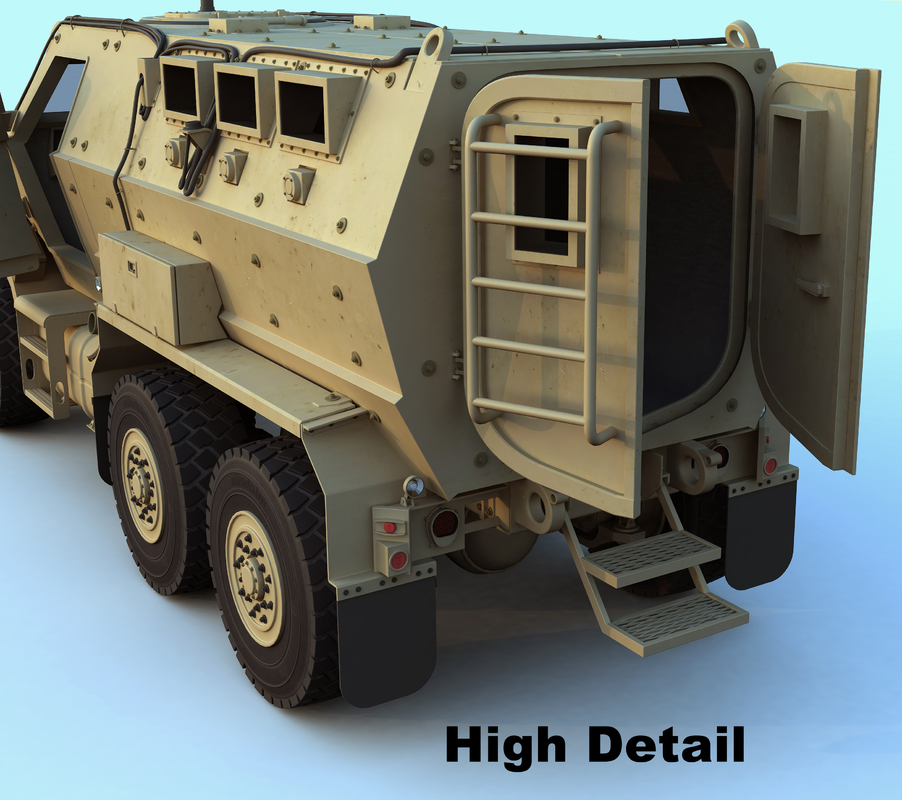 3d military vehicles mrap