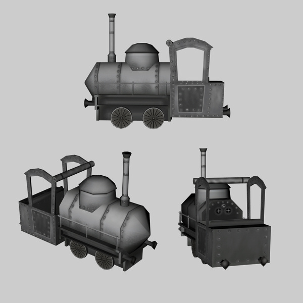 locomotive emma 3d 3ds