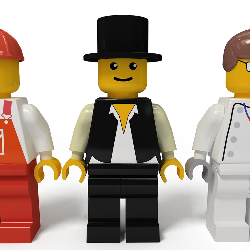 maya lego 10 characters