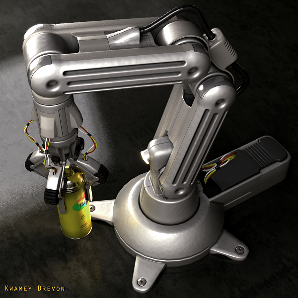 robotic arm 3d 3ds