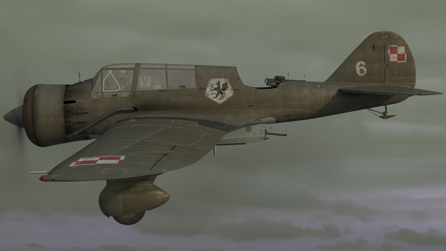 3d pzl23 karas light bomber