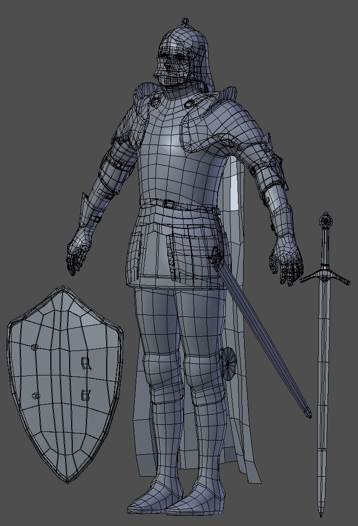 3ds character knight armor games