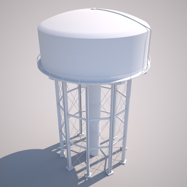 3d model water tower