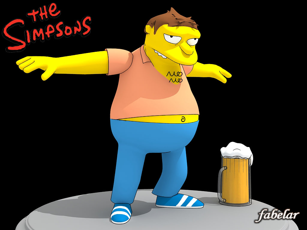 barney gumble 3d max