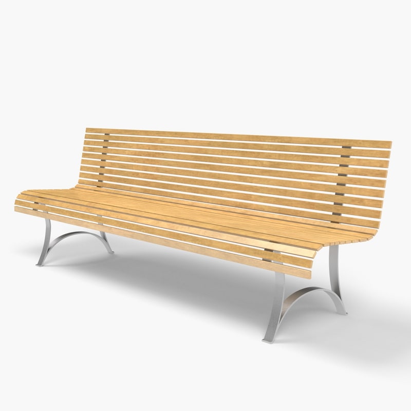 3d model bench