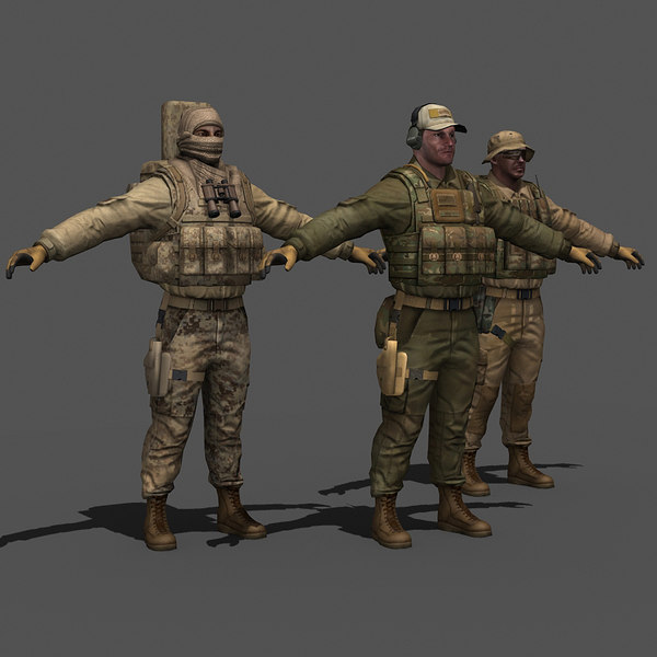 3d character private contractor