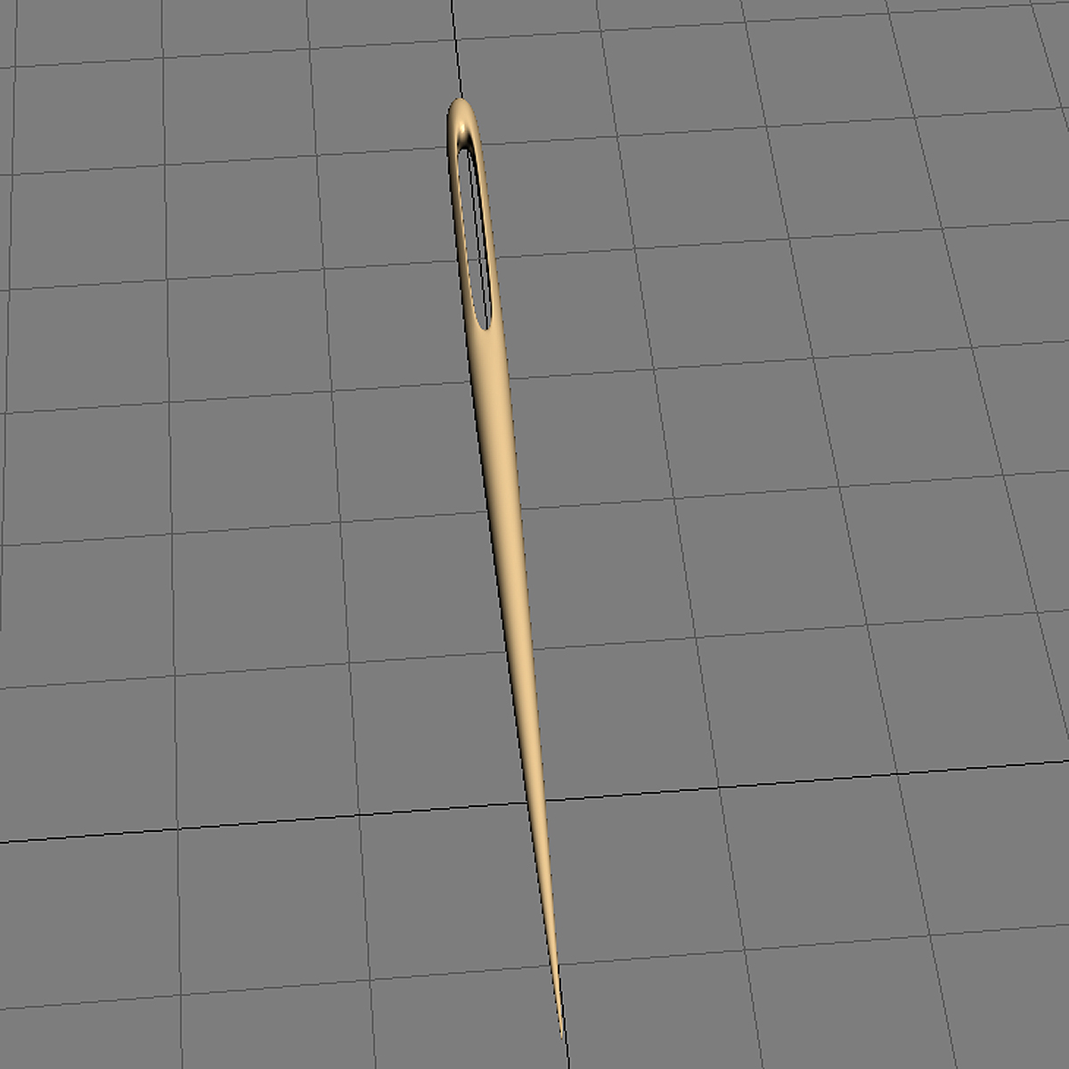 3d needle model