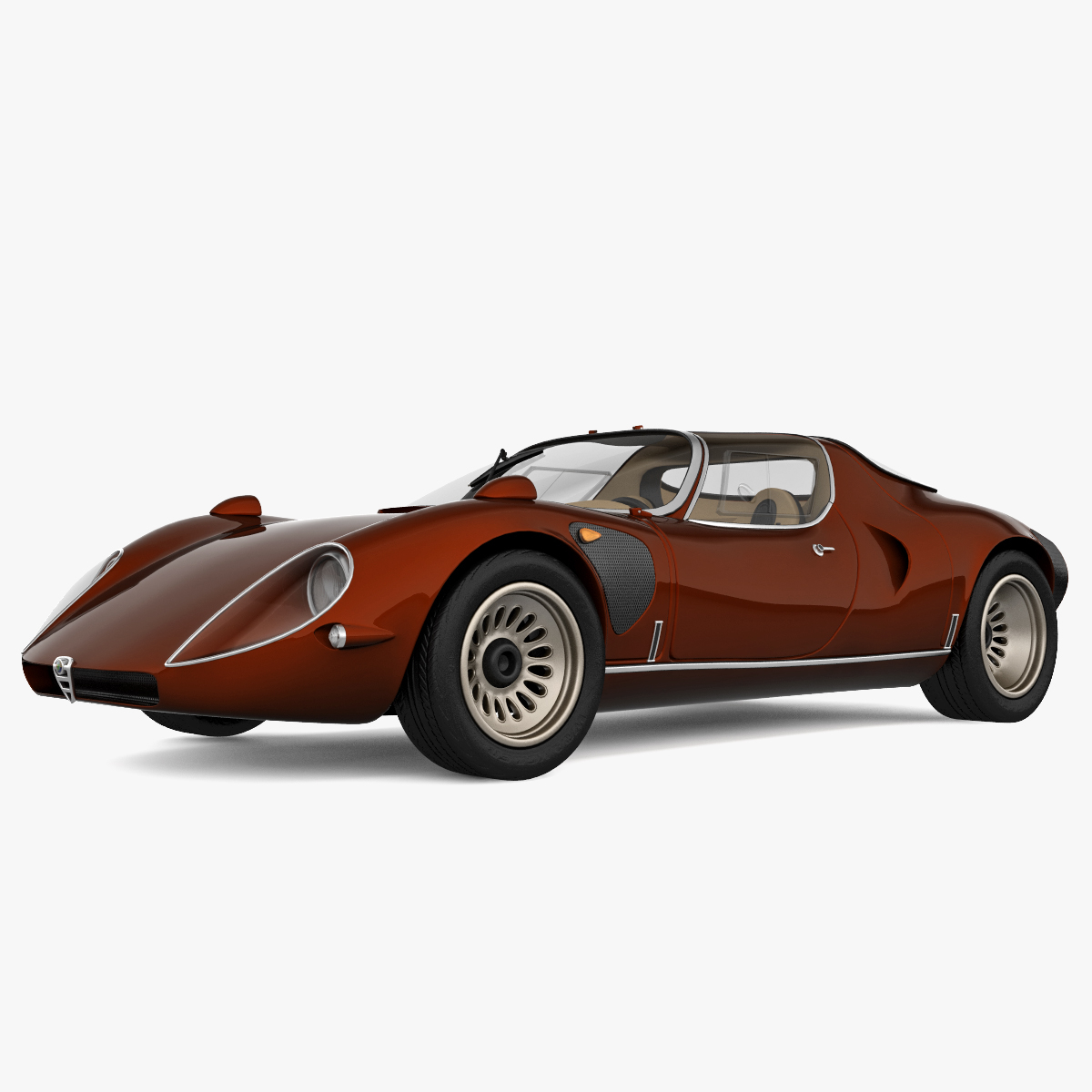 alfa romeo stradale 3d model