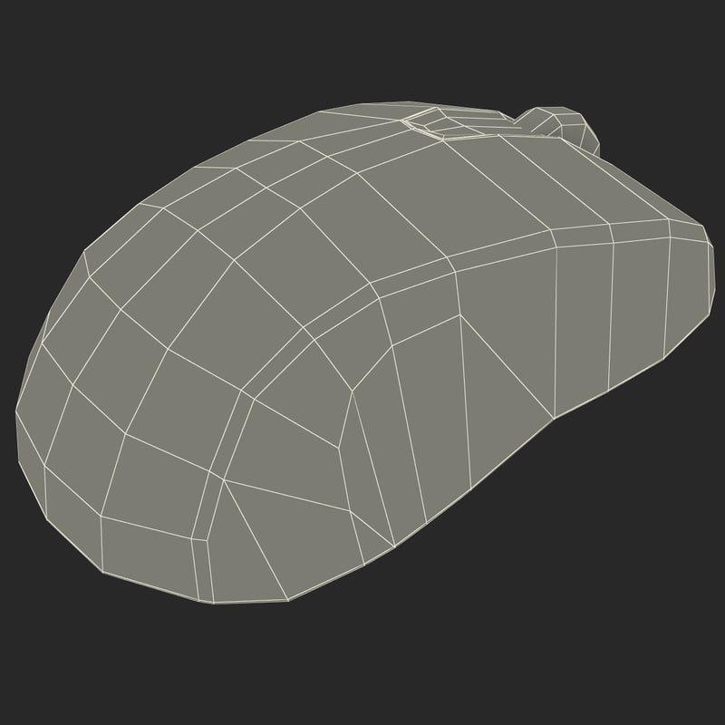 3d obj computer mouse