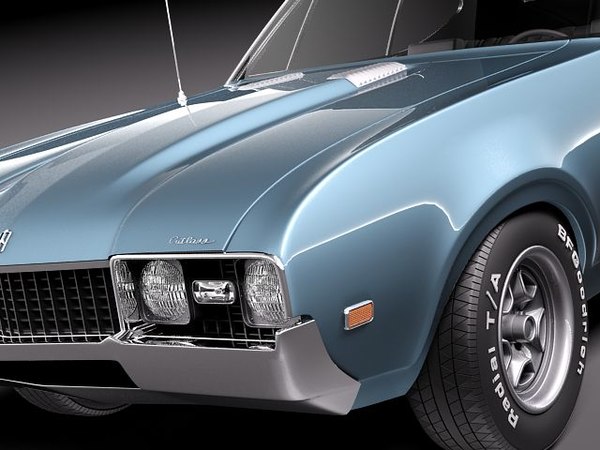 3d oldsmobile 442 cutlass 1968