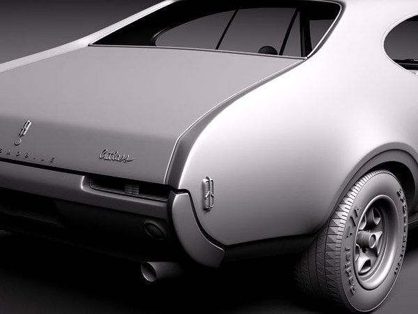 3d oldsmobile 442 cutlass 1968