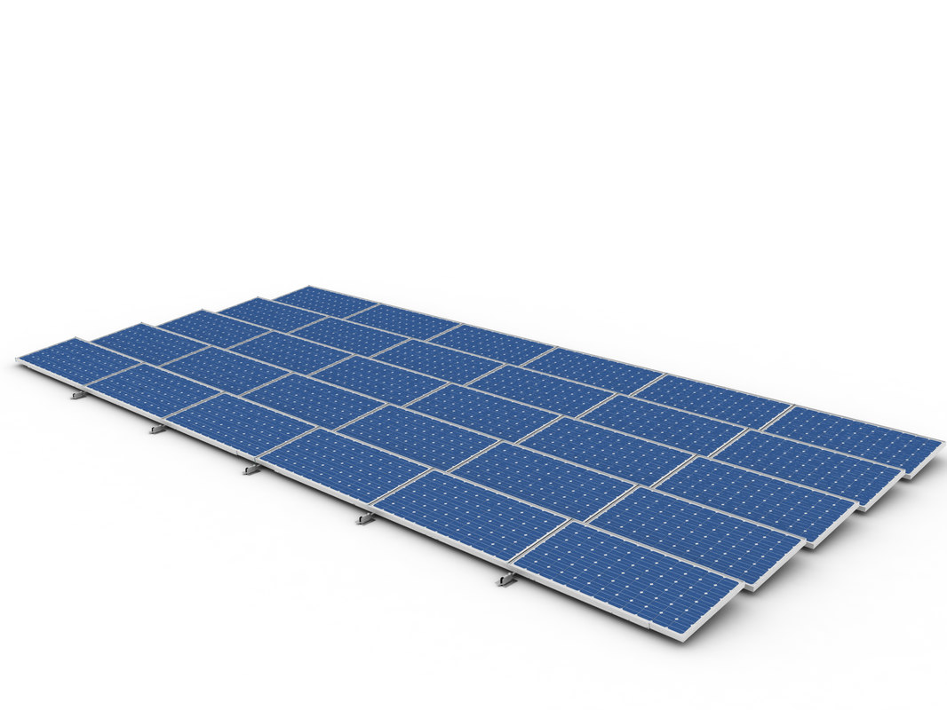 3d model solar cell