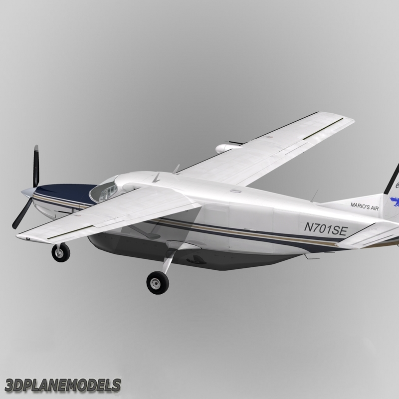 cessna 208 cargo super 3d max
