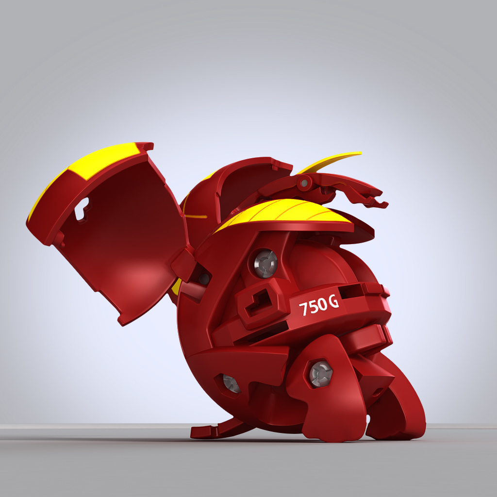 3D модель Бакуган Красный Дракон - TurboSquid 622019