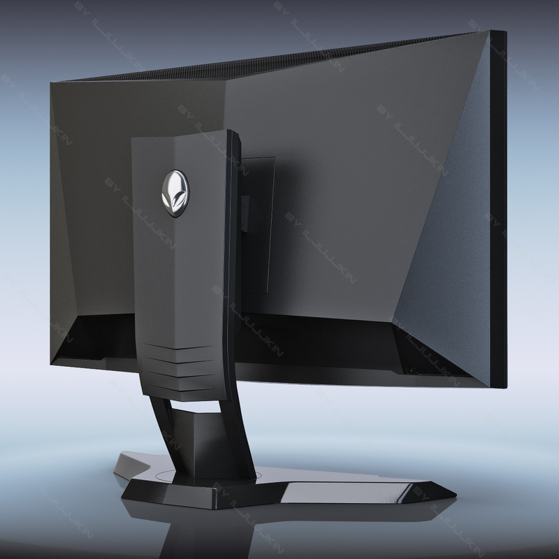 DELL Alienware OptX AW2310 모니터 3D 모델 - TurboSquid 626726