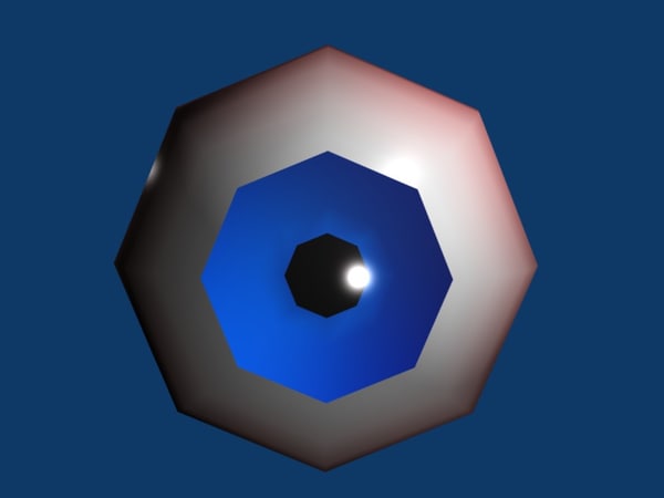 free eye animation anatomy 3d model