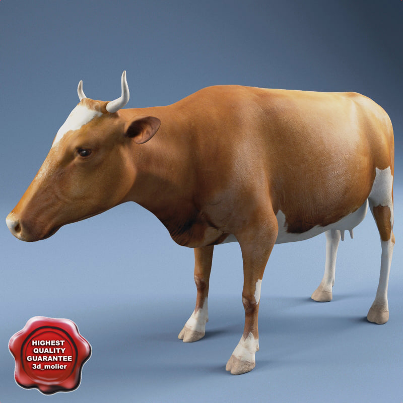 3d farm animals v3 model