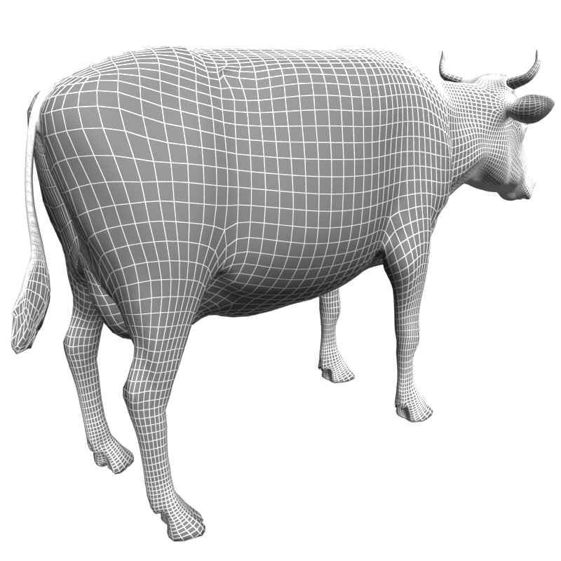 3d farm animals v3 model