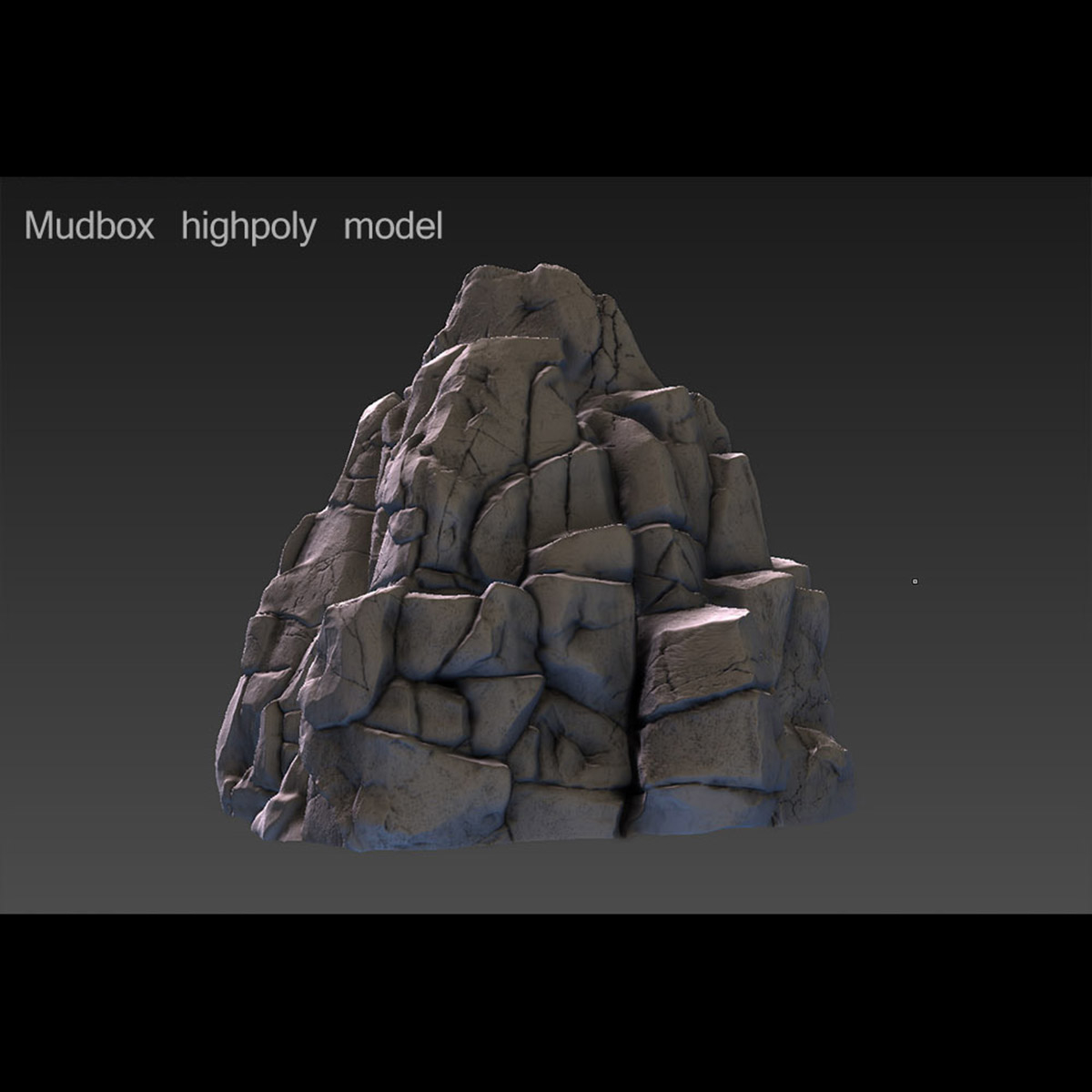 3d ready rock model