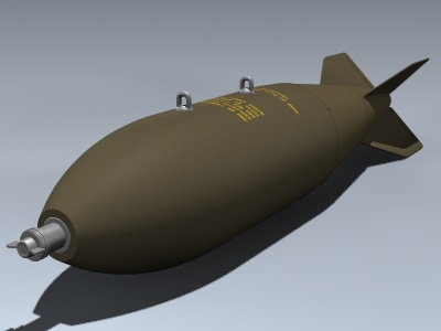 3d m117 bomb model