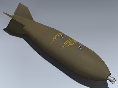 3d m117 bomb model