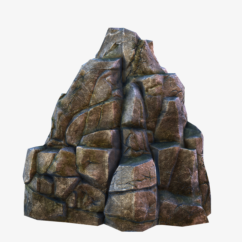 3d ready rock model