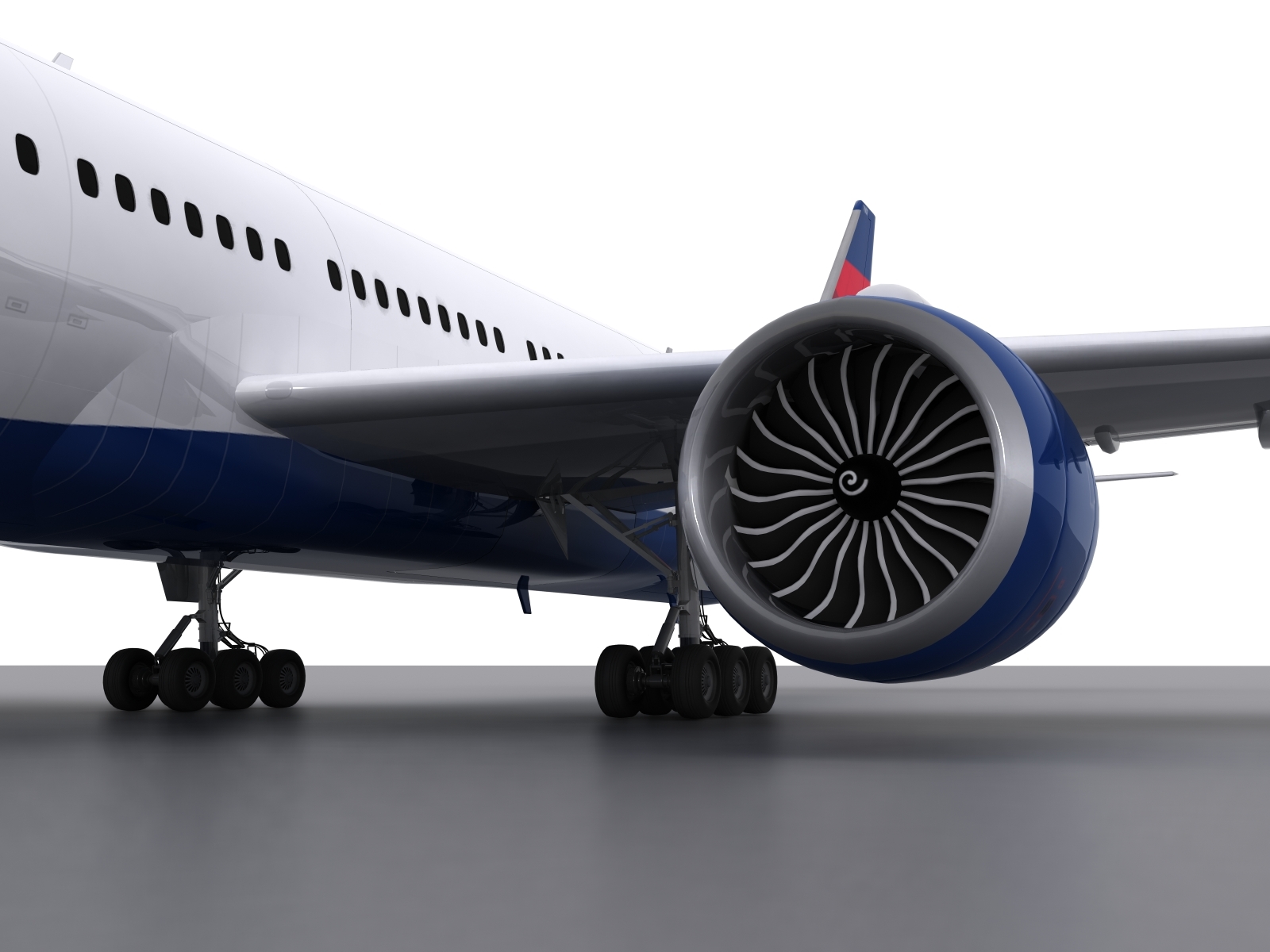 aircraft delta 3d model