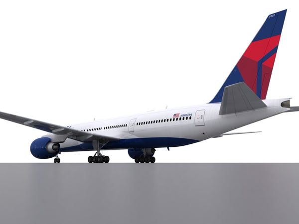 aircraft delta 3d model