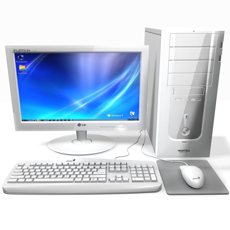 computer black desktop pc 3ds