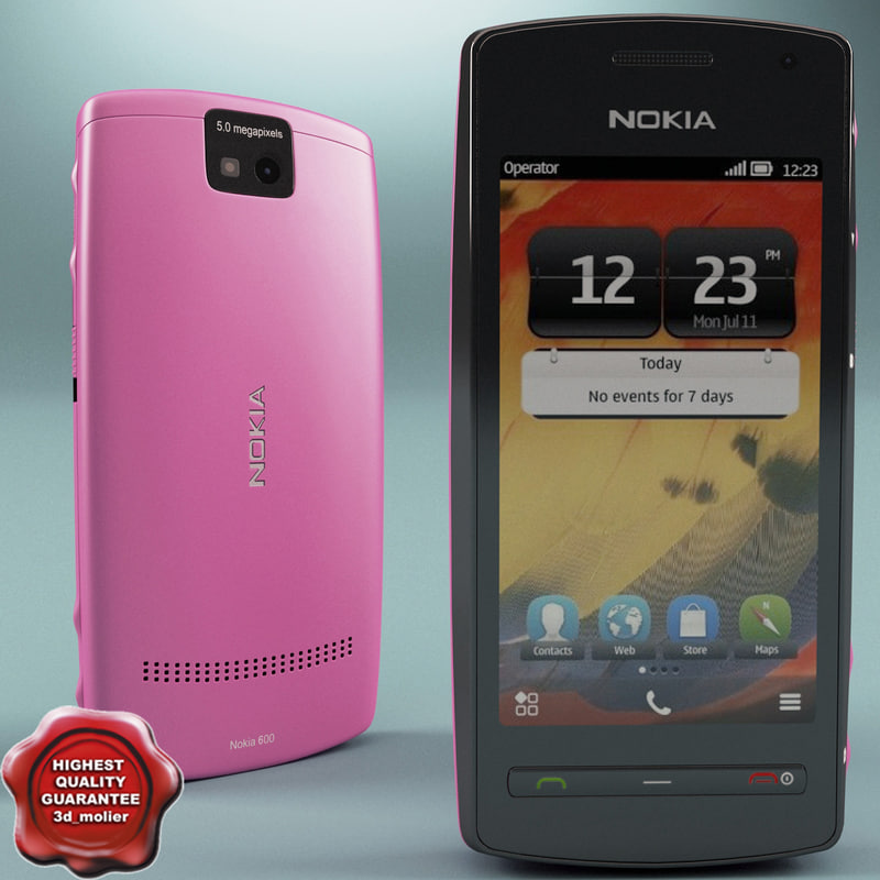 nokia 600 pink max