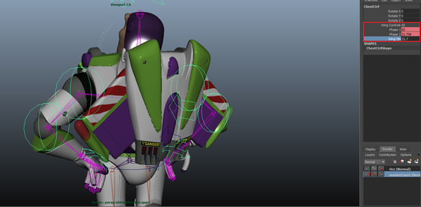 3d model of buzz lightyear toy