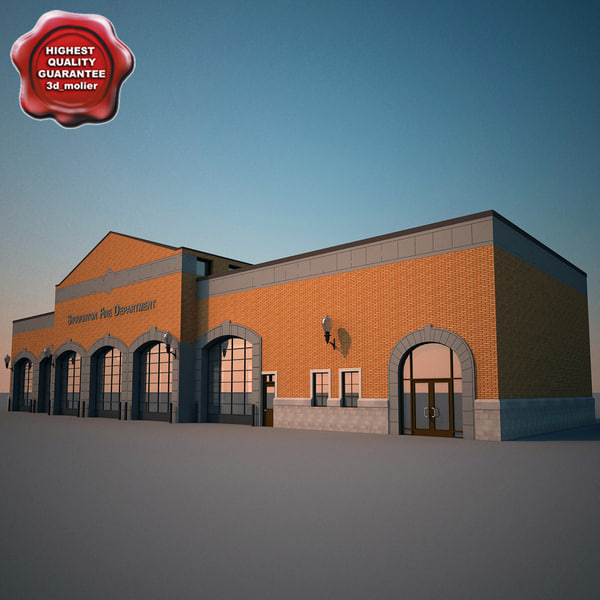 Free 3D Fire-Station Models | TurboSquid